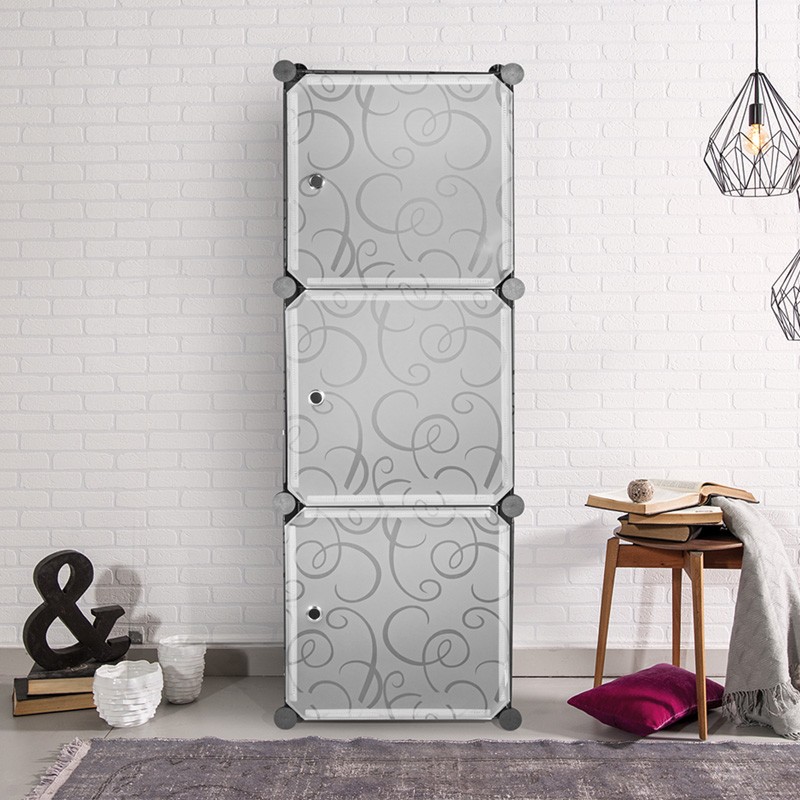 CUBE DE RANGEMENT MODULABLE EN PLASTIQUE 81L TBOX3G GARNIER